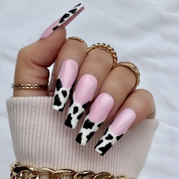 50 Stylish Cow Print Nails You Have to See - Your Classy Look