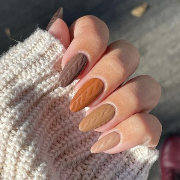 30 Cute Sweater Nails to Wear with Your Favorite Sweater - Your Classy Look