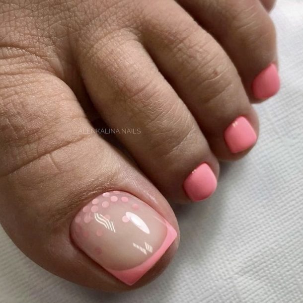 40 Stunning French Pedicure Ideas for Your Toes - Your Classy Look