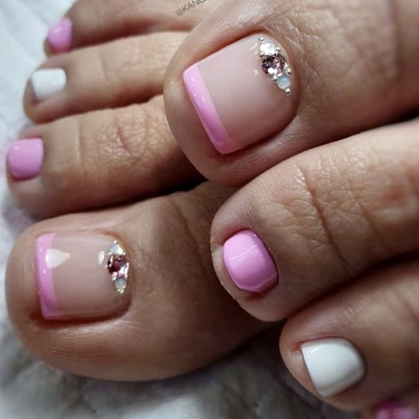 40 Stunning French Pedicure Ideas for Your Toes - Your Classy Look