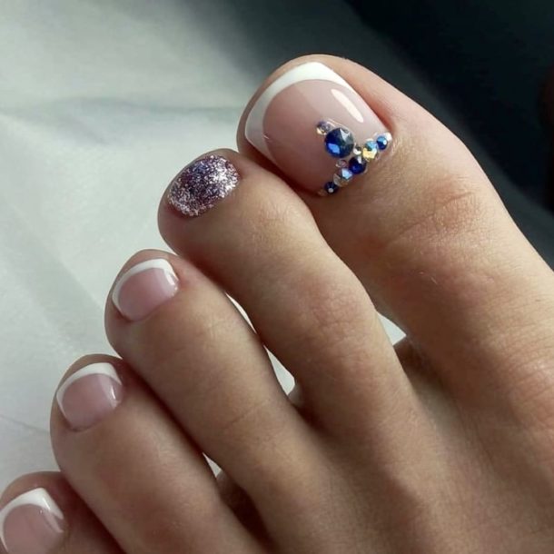 40 Stunning French Pedicure Ideas for Your Toes - Your Classy Look