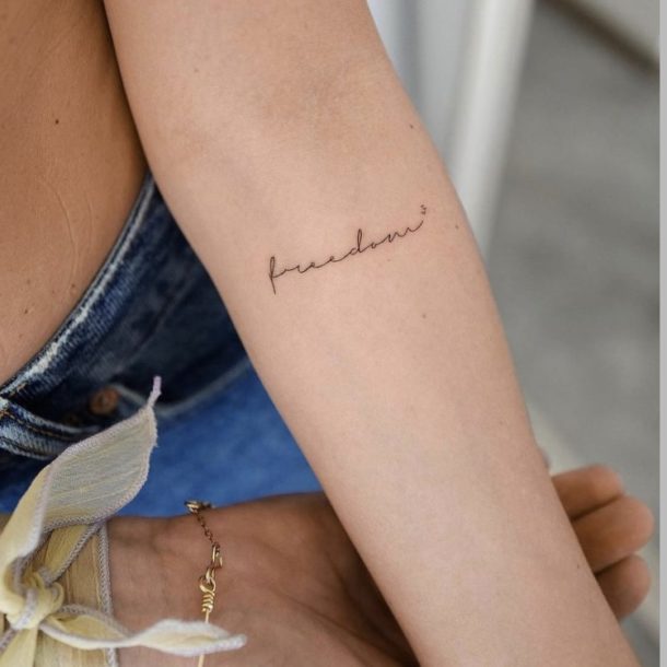 50 Inspiring One Word Tattoo Ideas for Your Next Ink - Your Classy Look