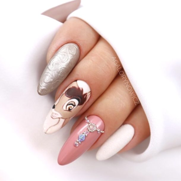 60 Adorable Disney Nails to Help You Celebrate Your Favorite Characters ...