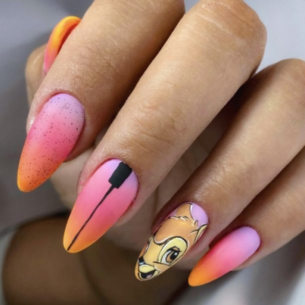 60 Adorable Disney Nails to Help You Celebrate Your Favorite Characters ...