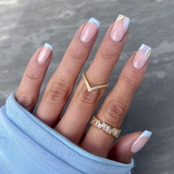 40 Pretty Short Nails with French Tip Designs to Steal - Your Classy Look