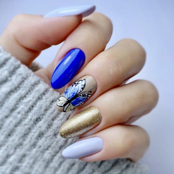 50 Gorgeous Royal Blue Nail Designs for a Sophisticated Look - Your ...