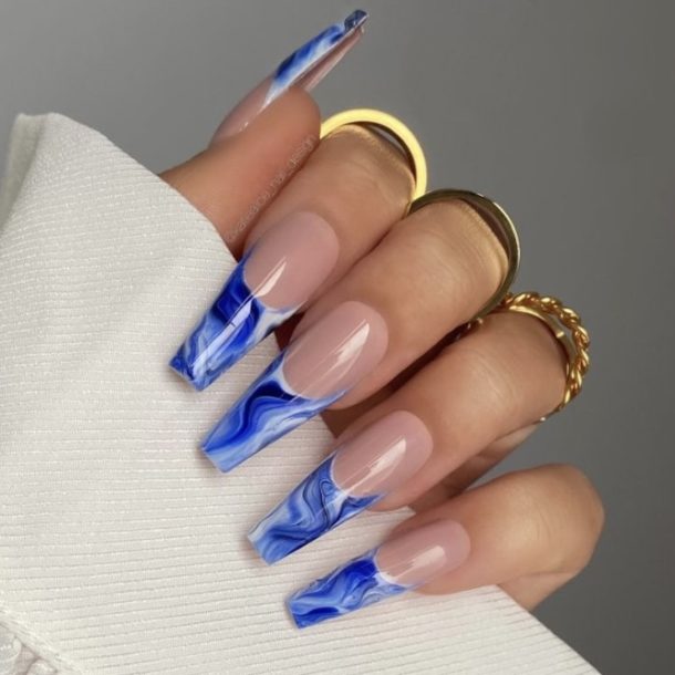 50 Gorgeous Royal Blue Nail Designs for a Sophisticated Look - Your ...