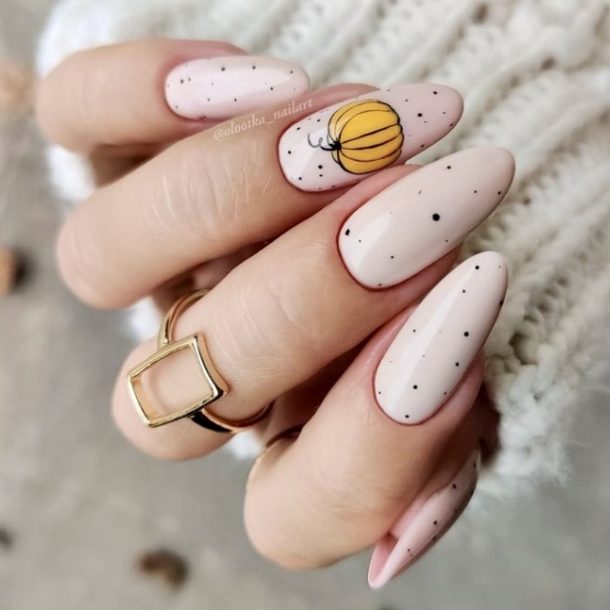 40 Adorable Pumpkin Nail Art Designs To Try This Fall Your Classy Look