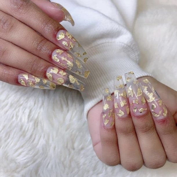 60 Chic Foil Nail Designs to Shine Bright This Season - Your Classy Look