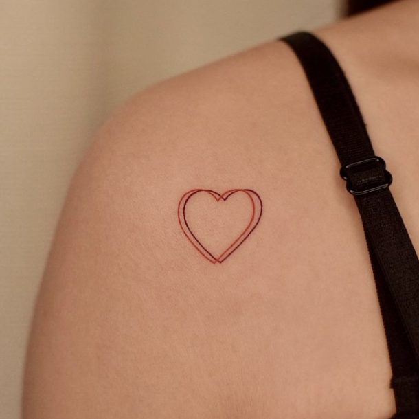 40 Gorgeous Red Heart Tattoo Designs to Fall in Love With - Your Classy ...