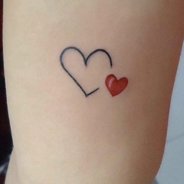 40 Gorgeous Red Heart Tattoo Designs to Fall in Love With - Your Classy ...