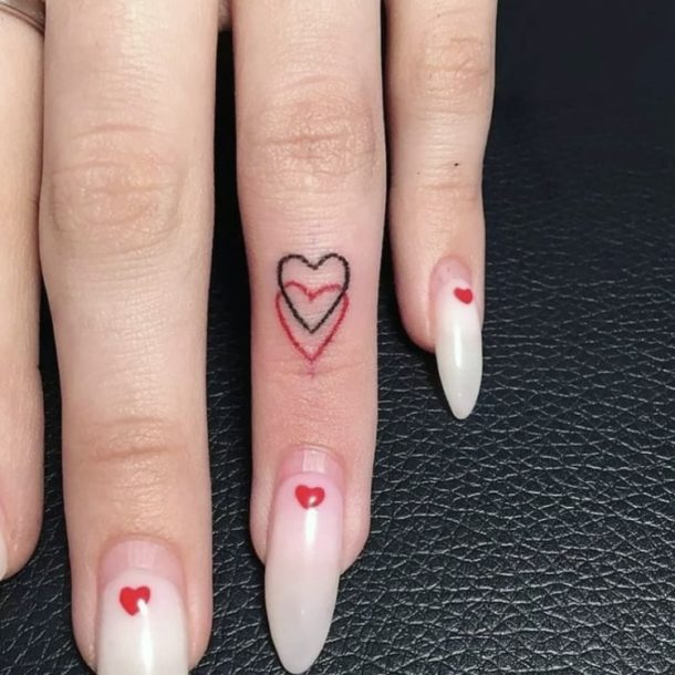 40 Gorgeous Red Heart Tattoo Designs to Fall in Love With - Your Classy ...