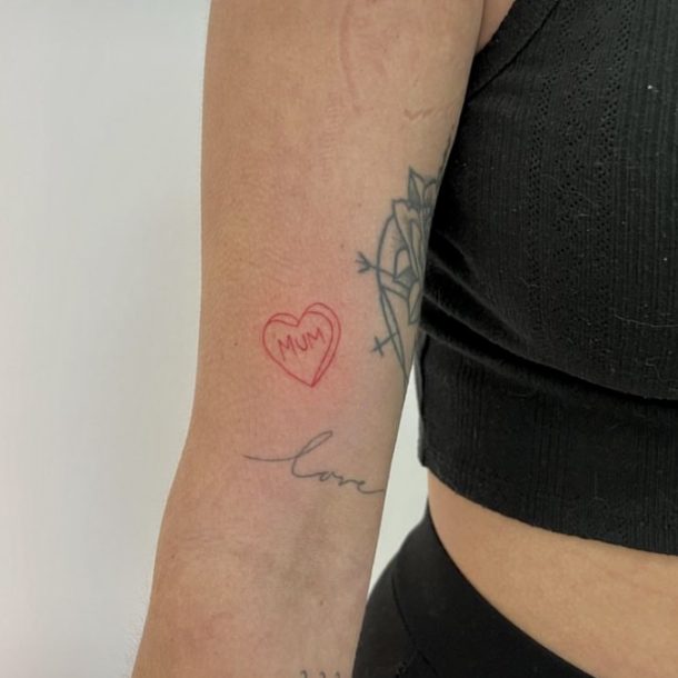 40 Gorgeous Red Heart Tattoo Designs to Fall in Love With - Your Classy ...