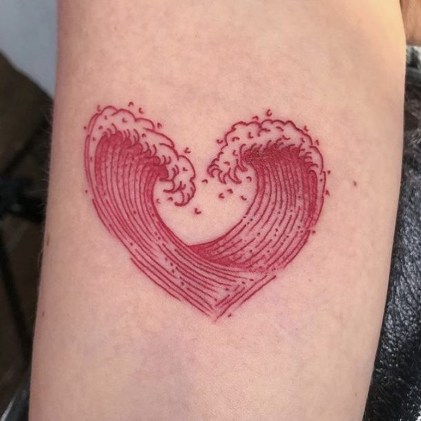 40 Gorgeous Red Heart Tattoo Designs to Fall in Love With - Your Classy ...
