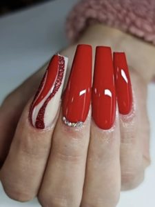 50 Classy Red Glitter Nails for Your Perfect Holiday Look - Your Classy ...