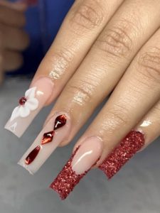 50 Classy Red Glitter Nails for Your Perfect Holiday Look - Your Classy ...