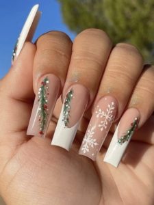 60 Snowy Nails That Will Sparkle Up Your Winter Look - Your Classy Look