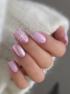 60 Snowy Nails That Will Sparkle Up Your Winter Look - Your Classy Look